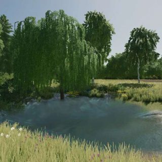 Natural Water Rivers And Ponds Pack v1.0 FS22 Mod | Farming Simulator ...