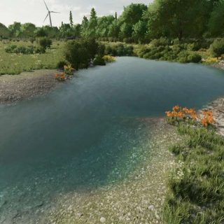 Natural Water Rivers And Ponds Pack v1.0 FS22 Mod | Farming Simulator ...