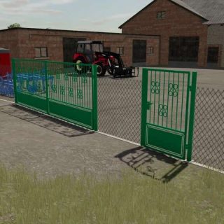 Net Fence And Gates v1.0 FS22 Mod | Farming Simulator 22 Mod