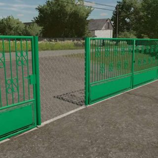 Net Fence And Gates v1.0 FS22 Mod | Farming Simulator 22 Mod