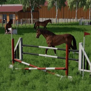 Obstacles Horse Sport (Prefab) v1.0 FS22 Mod | Farming Simulator 22 Mod