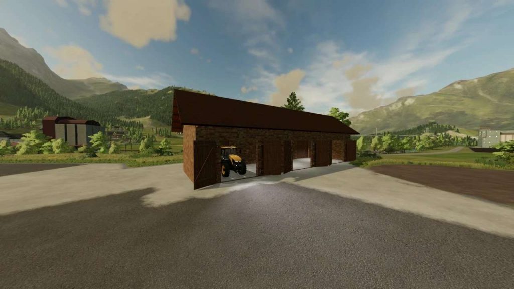 Old Garage v1.0 FS22 Mod | Farming Simulator 22 Mod
