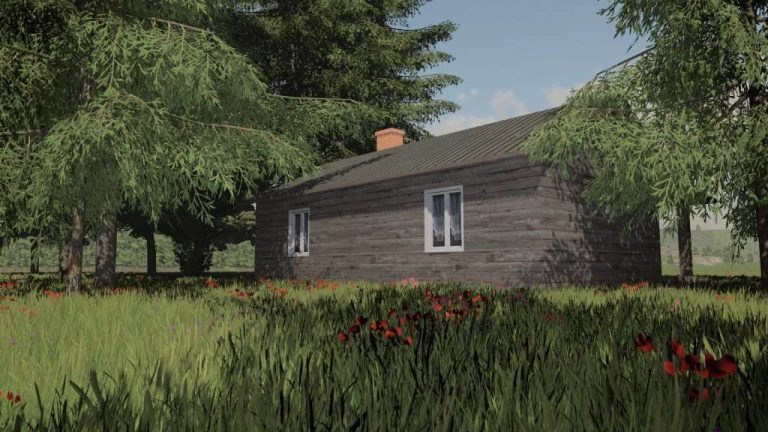 Old Wooden House v1.0 FS22 Mod | Farming Simulator 22 Mod