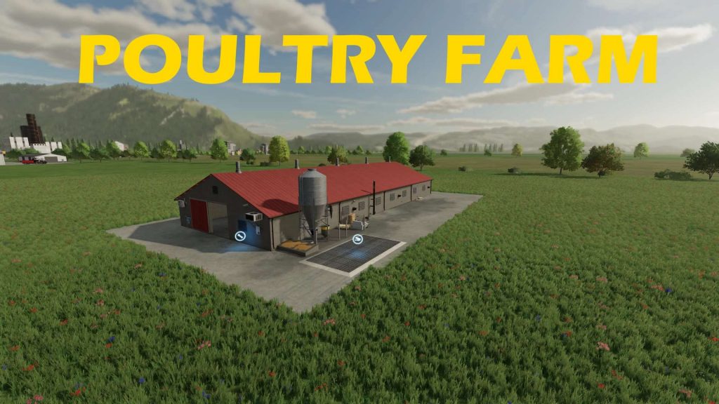 Poultry Farm V1.0 FS22 Mod | Farming Simulator 22 Mod