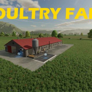 Poultry Farm V1.0 FS22 Mod | Farming Simulator 22 Mod
