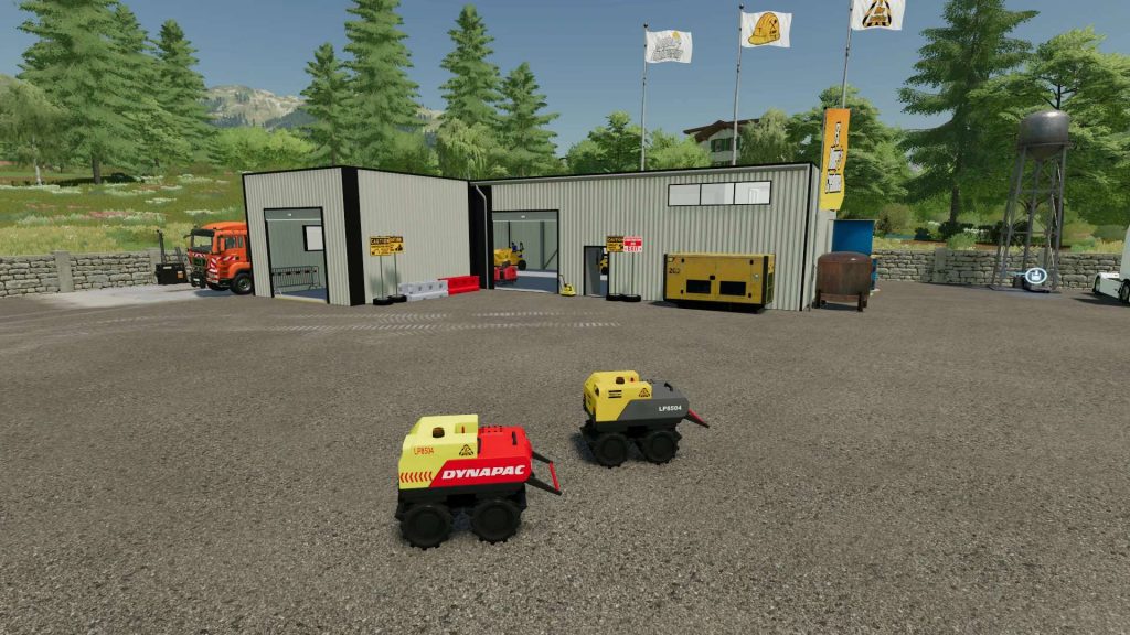 Remote Trench Compactor v1.0 FS22 Mod | Farming Simulator 22 Mod