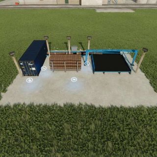 Stationary Woodchipper v1.0 FS22 Mod | Farming Simulator 22 Mod