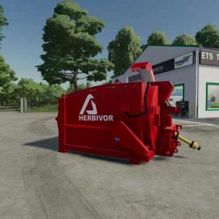 Straw blower Agram Jet paille Herbivor v1.0 FS22 Mod | Farming ...