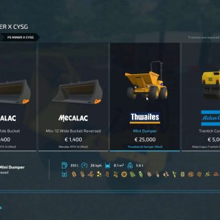 Thwaites 6t Dumper v1.0 FS22 Mod | Farming Simulator 22 Mod