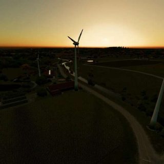Wind Turbine Package v1.2 FS22 Mod | Farming Simulator 22 Mod