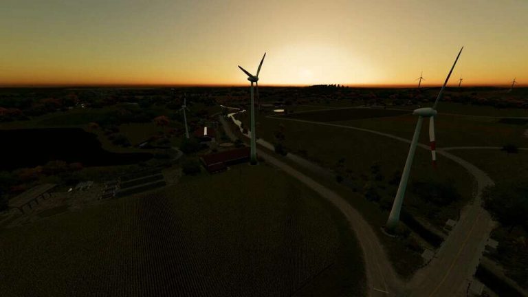 Wind Turbine Package v1.2 FS22 Mod | Farming Simulator 22 Mod
