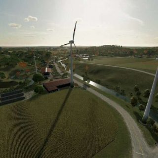 Wind Turbine Package v1.2 FS22 Mod | Farming Simulator 22 Mod