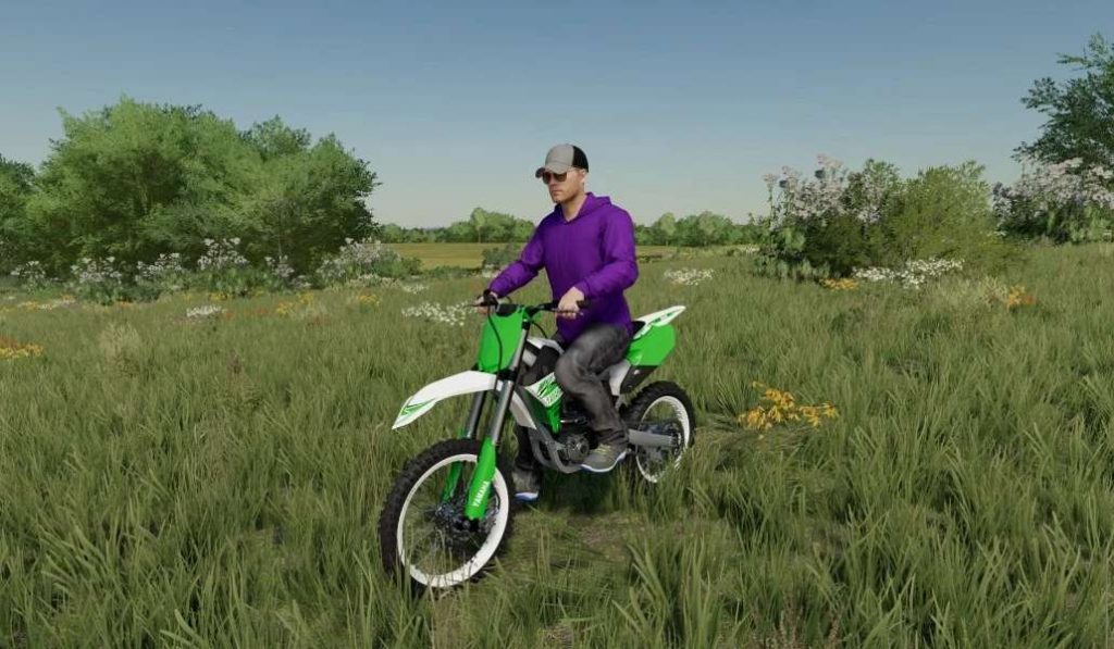 Yamaha YZ 250 v1.0 FS22 Mod | Farming Simulator 22 Mod