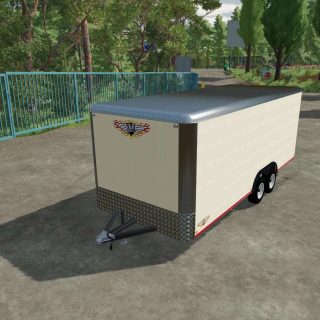 20ft US Trailer v1.0 FS22 Mod | Farming Simulator 22 Mod