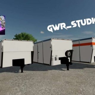 30FT Box trailer pack v1.0 FS22 Mod | Farming Simulator 22 Mod