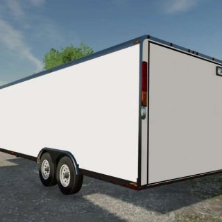 30FT Box trailer pack v1.0 FS22 Mod | Farming Simulator 22 Mod