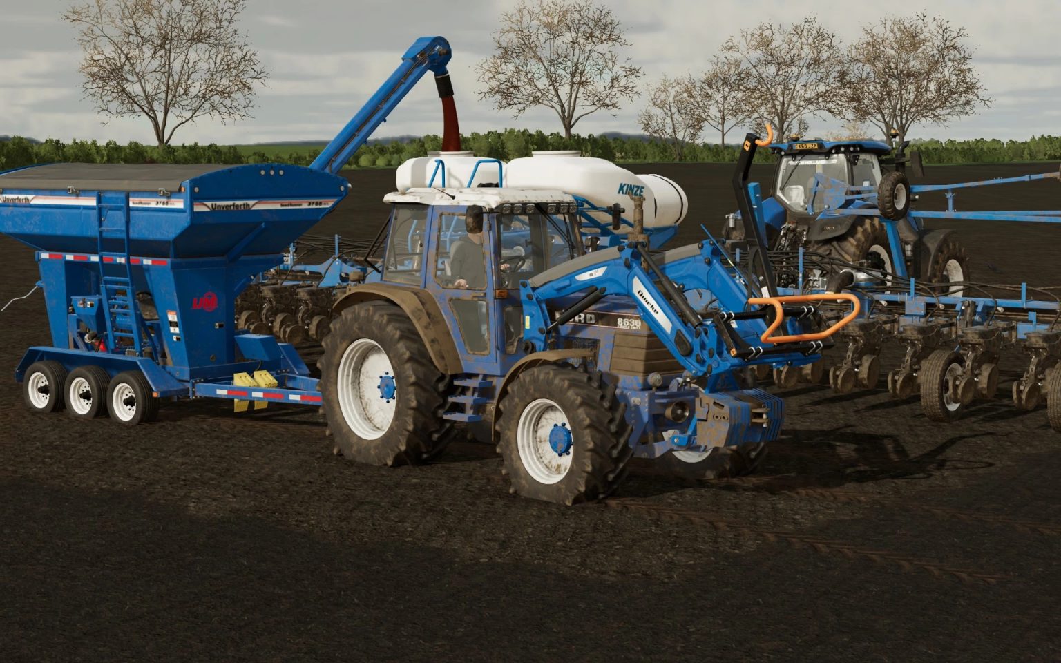 FORD 8630 FWA V1.0 FS22 Mod | Farming Simulator 22 Mod