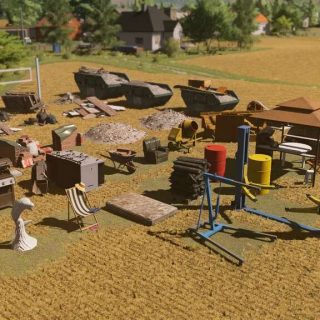 Additional Decoration Package v1.0 FS22 Mod | Farming Simulator 22 Mod