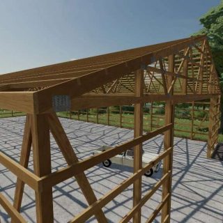 American Pole Barn v1.0 FS22 Mod | Farming Simulator 22 Mod