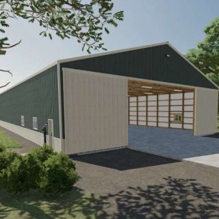 American Pole Barn v1.0 FS22 Mod | Farming Simulator 22 Mod