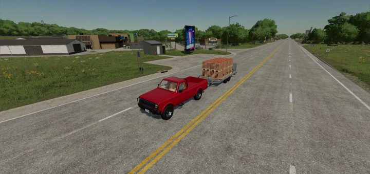 Feeling Tilt Deck Trailer v 1.0 FS22 - Farming Simulator 22 Mod | FS22 mod