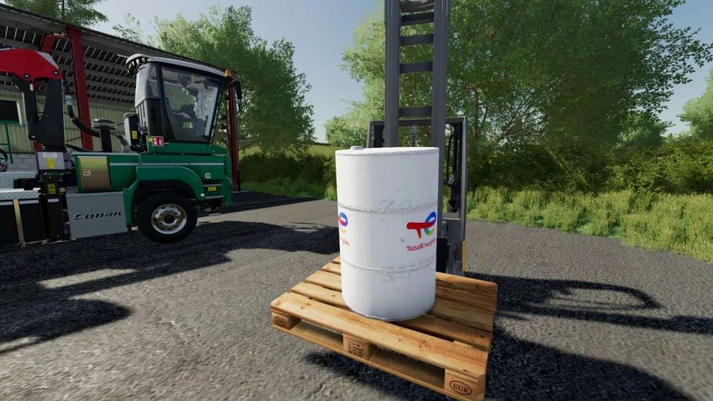 Barrel of oil Total Energies v1.0 FS22 Mod | Farming Simulator 22 Mod