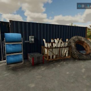 Container Workshop v1.0 FS22 Mod | Farming Simulator 22 Mod