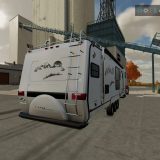 Custom 5th wheel Camper v1.0 FS22 Mod | Farming Simulator 22 Mod