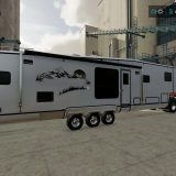 Custom 5th wheel Camper v1.0 FS22 Mod | Farming Simulator 22 Mod