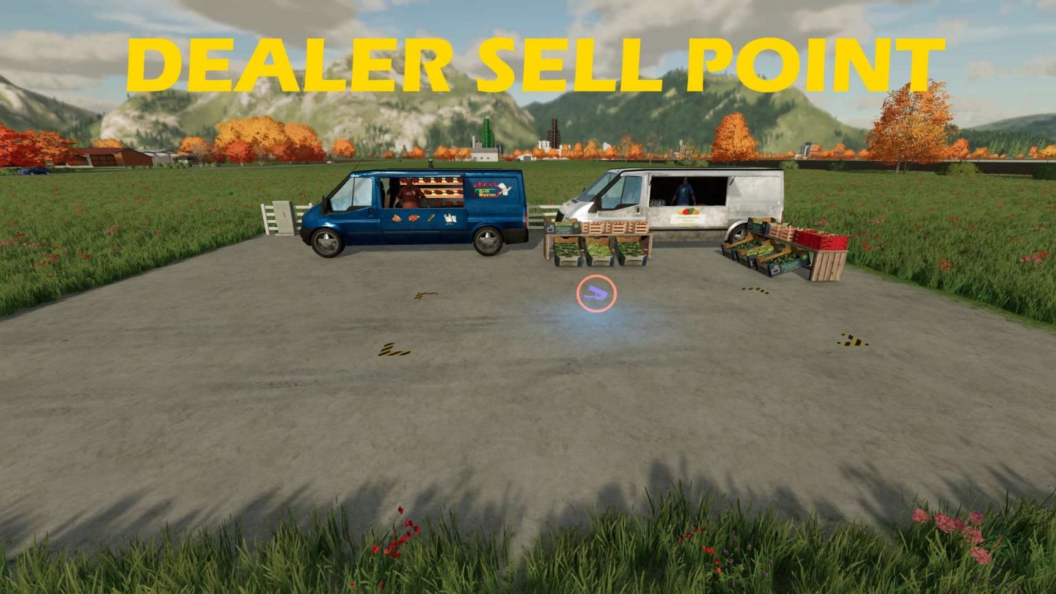 Dealer Sell Point v1.0 FS22 Mod | Farming Simulator 22 Mod