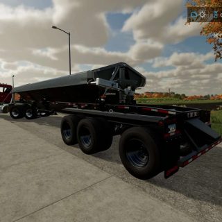 DEMCO Side Tip Trailer Custom v1.0 FS22 Mod | Farming Simulator 22 Mod