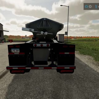 DEMCO Side Tip Trailer Custom v1.0 FS22 Mod | Farming Simulator 22 Mod