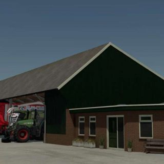 Dutch Contractor Shed v1.0 FS22 Mod | Farming Simulator 22 Mod