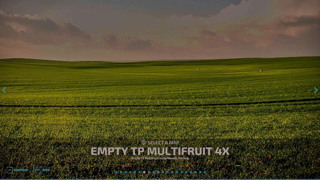 Empty TP MultiFruit 4x Map V1.0 FS22 Mod | Farming Simulator 22 Mod