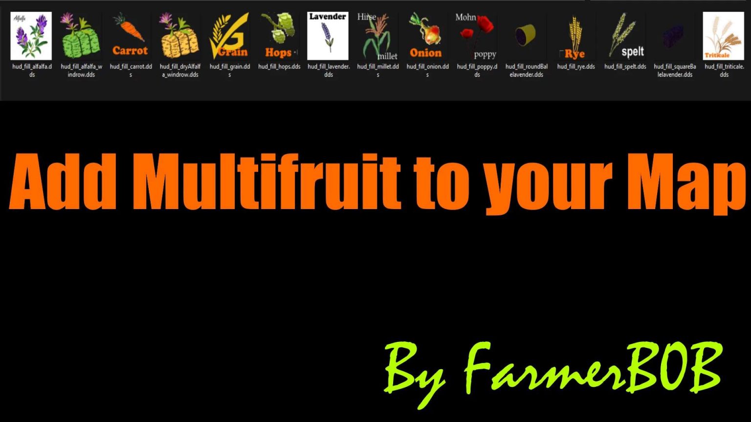FarmerB0B's Multifruit Pack v1.0 FS22 Mod | Farming Simulator 22 Mod