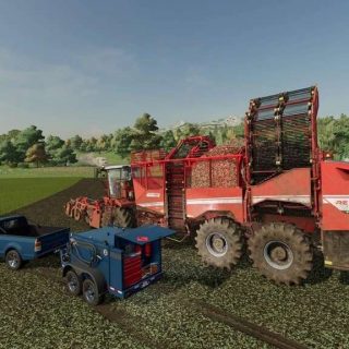 Field Service Trailer v1.0 FS22 Mod | Farming Simulator 22 Mod