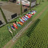 International Flag Pack v1.0 FS22 Mod | Farming Simulator 22 Mod
