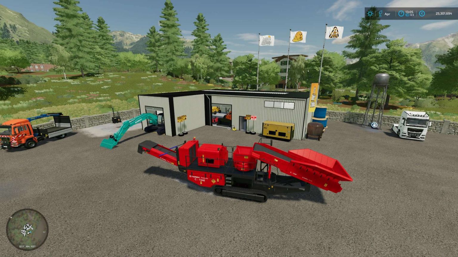 Terex Finlay V3.0 Beta FS22 Mod | Farming Simulator 22 Mod