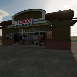 TESCO Market sell point v1.9 FS22 Mod | Farming Simulator 22 Mod