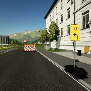 German Road Signs v1.1 FS22 Mod | Farming Simulator 22 Mod