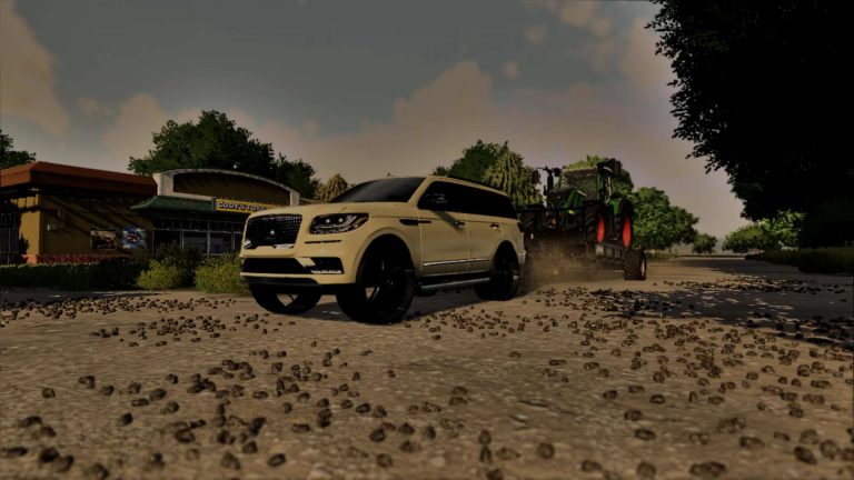 Homemade Tilt Deck Car Hauler v1.0 FS22 Mod | Farming Simulator 22 Mod