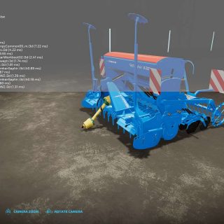 Lemken Saphir 8 v1.0 FS22 Mod | Farming Simulator 22 Mod