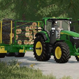 Lizard LT679 Short Log Trailer v1.0 FS22 Mod | Farming Simulator 22 Mod