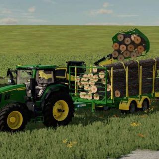 Lizard LT679 Short Log Trailer v1.0 FS22 Mod | Farming Simulator 22 Mod