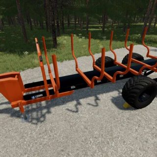 Lizard LT689 Long Log Trailer v1.0 FS22 Mod | Farming Simulator 22 Mod