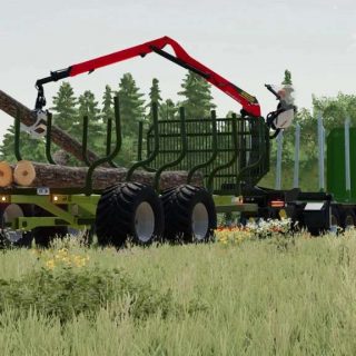 Lizard LT689 Long Log Trailer v1.0 FS22 Mod | Farming Simulator 22 Mod