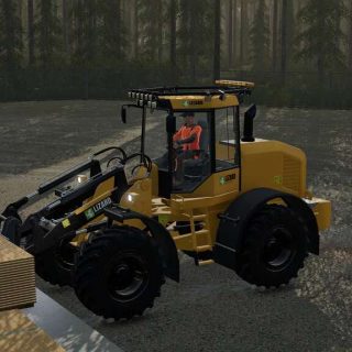 Lizard Wheel Loader v1.0 FS22 Mod | Farming Simulator 22 Mod
