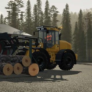 Lizard Wheel Loader v1.0 FS22 Mod | Farming Simulator 22 Mod