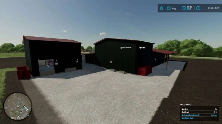 Logistic Warehouse v1.0 FS22 Mod | Farming Simulator 22 Mod