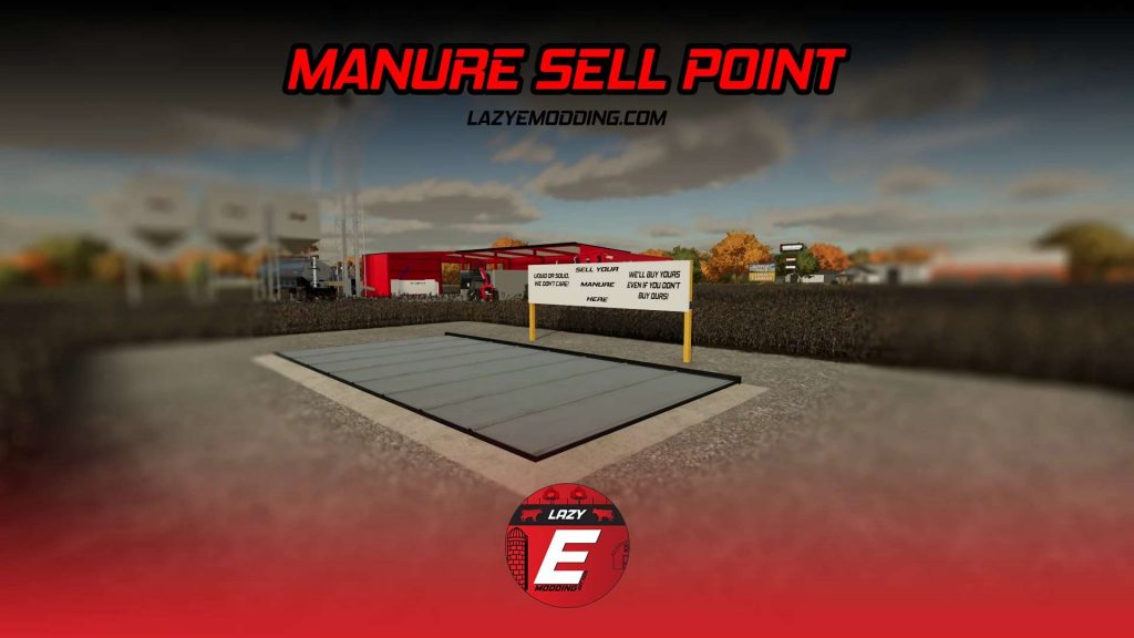 Manure Sell Point v1.0 FS22 Mod | Farming Simulator 22 Mod